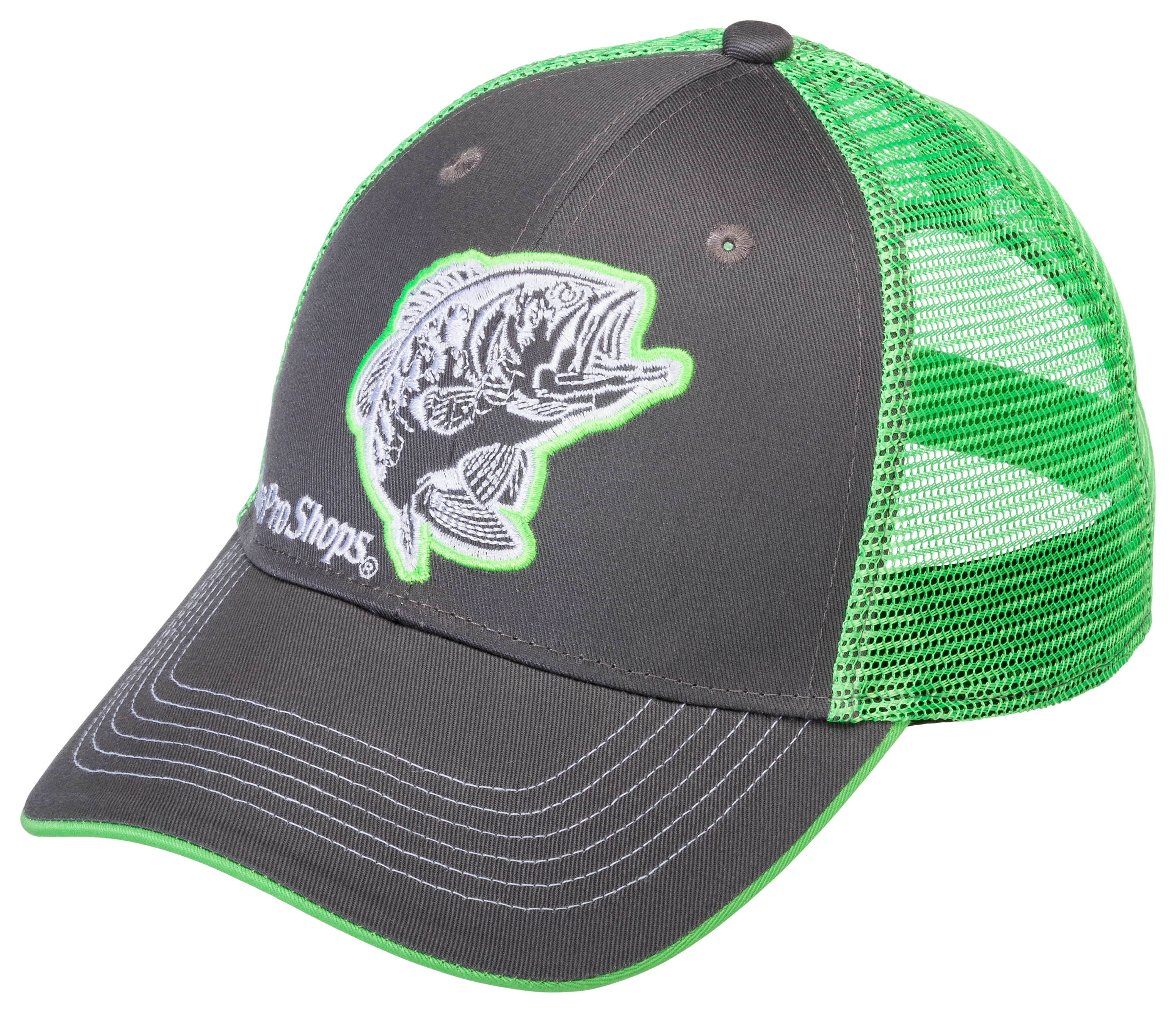Bass Pro Shops 6-Panel Low-Profile Bass Mesh Back Cap | Bass Pro Shops